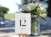 Wedding Table Numbers, Wedding Table Cards, Double Sided Table Number ...