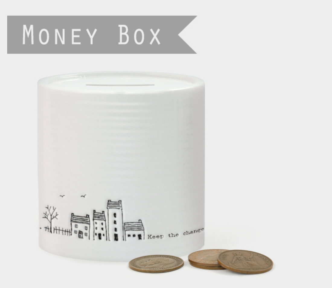 Porcelain keep the change Money Box – Starbox Creations